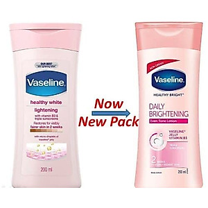 3 Pk, Vaseline Healthy White Skin Lightening Lotion, 100ml Each