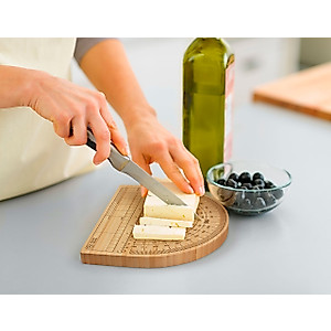 Genuine Fred CHEESE DEGREES Bamboo Cutting Board, medium -,5186692