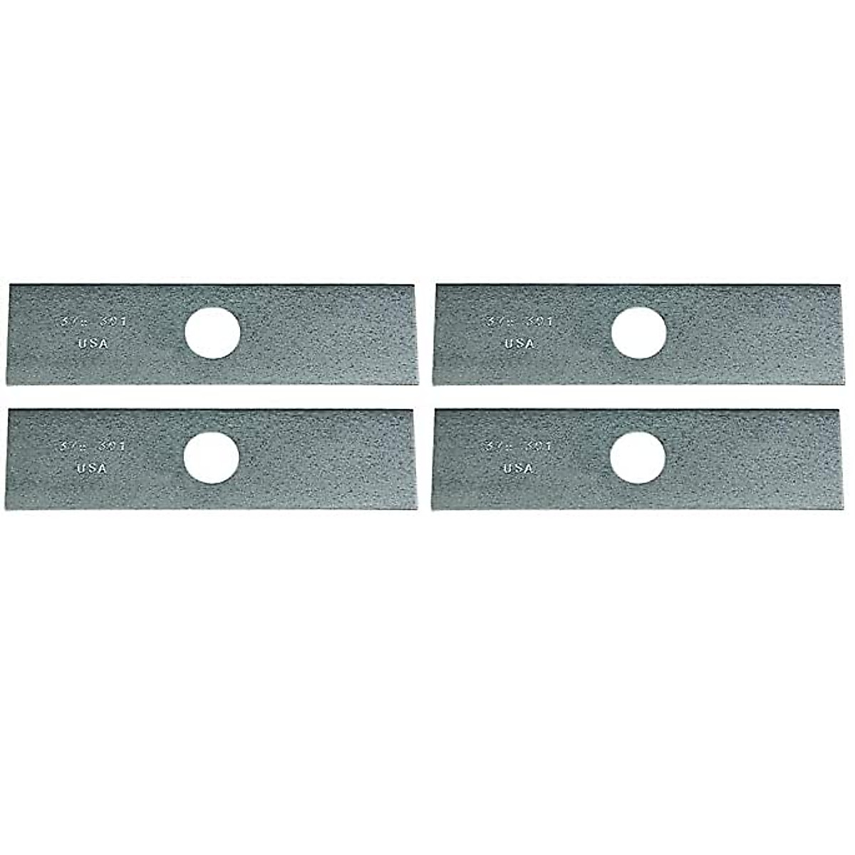 Peach Country Edger Blade 2" W X 8" L X .120" THK with 1 Inch Center Hole 375-301 for Green Machine,Husqvarna,Shindaiwa,Echo,Red Max,Ryobi (4)