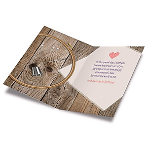 Prime Greetings Happy Birthday Card For Daughter, Made in America, Eco-Friendly, Thick Card Stock with Premium Envelope 5in x 7.75in, Packaged in Protective Mailer