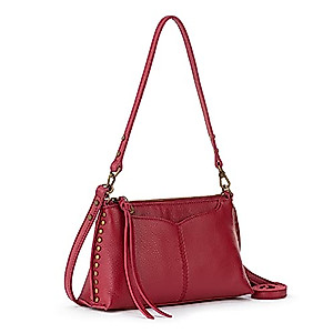 The Sak Silverlake Leather 3-in-1 Zip Crossbody, Crimson
