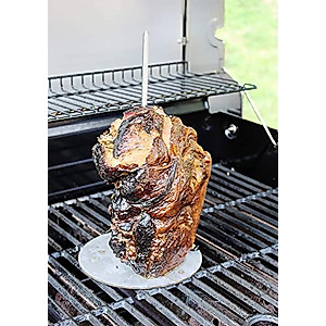 Darware Brazilian BBQ Skewer Set (9-Inch and 12-Inch Spikes), Vertical Barbeque Grilling Rack Meat Spit