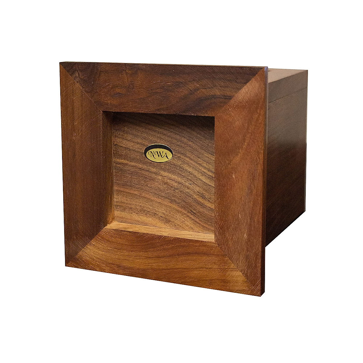 Medium Size Pet Photo Cremation Urn,Wooden Urn with Custom Engraving- Holds 75 pounds