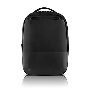 Dell Pro Slim Backpack 15-Keep Your Laptop, Tablet and Everyday Essentials securely Protected Within The eco-Friendly Dell Pro Slim Backpack (PO1520PS), a Slim-fit Backpack Designed for Work and More Black