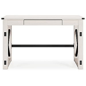 Signature Design by Ashley Bayflynn 48" Home Office Desk, Whitewash