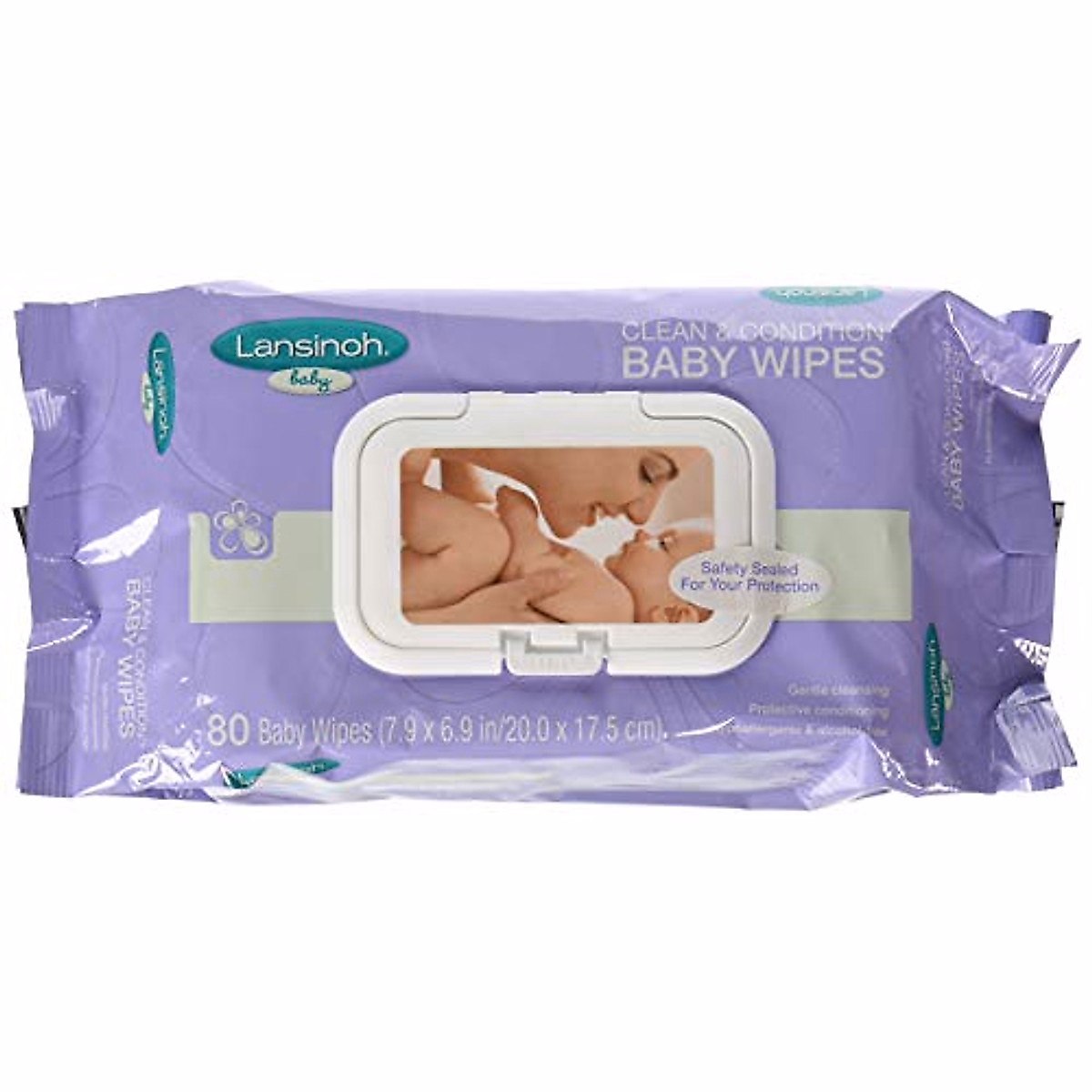 Lanisinoh Clean and Conditioning Cloth Baby Wipes 80 Count (4 Pack)