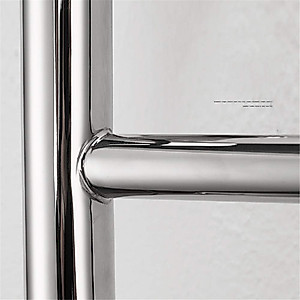 SEYFI Towel Warmers, 304 Stainless Towel Warmer Steel Heated Towel Rails,180 Degree Rotatable Rack Towel Rail Bathroom Radiator,Polished,Hardwired