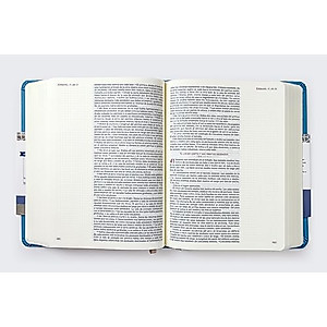 Biblia Católica, Edición para Notas, Tapa dura/tela, Azul, Comfort Print (Spanish Edition)