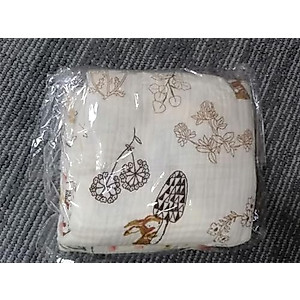 Winmany Toddler Muslin Pillowcases Baby Girl Boy Cotton Pillow Case Travel Cushion Pillow Covers with Envelope Design Cot Bed Accessories Fit for 13"x18" 14" x 19" 12"x16" Pillow (Flower+Animal)