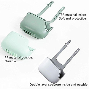 Kitchen Sink Caddy Sponge Holder, Double-deck Plastic Soap Holder Hanging Ajustable Strap Faucet Caddy with Drain Holes for Drying and Organizer