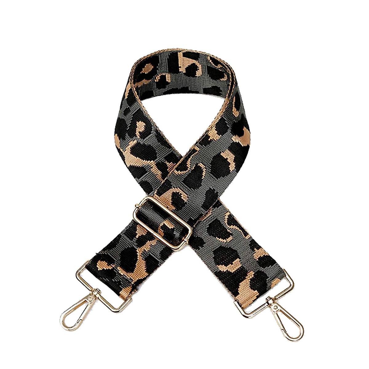 Beacone Wide Leopard Purse Strap Replacement Adjustable Crossbody Shoulder Bag Handbag Strap Belt