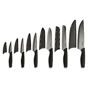 Ozeri Elite Chef II 12-Piece Ceramic Knife Set,Black