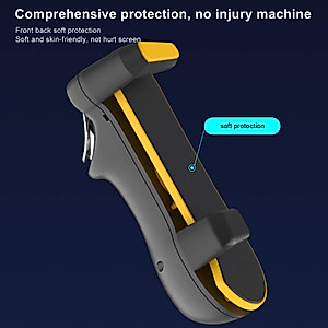 Bindpo Tablet PC Gamepad, Continuous Shooting Gamepad Comprehensive Protection Four Fingers Game Joystick Shooter Gamepad,for Android SystemiOS System(Yellow)