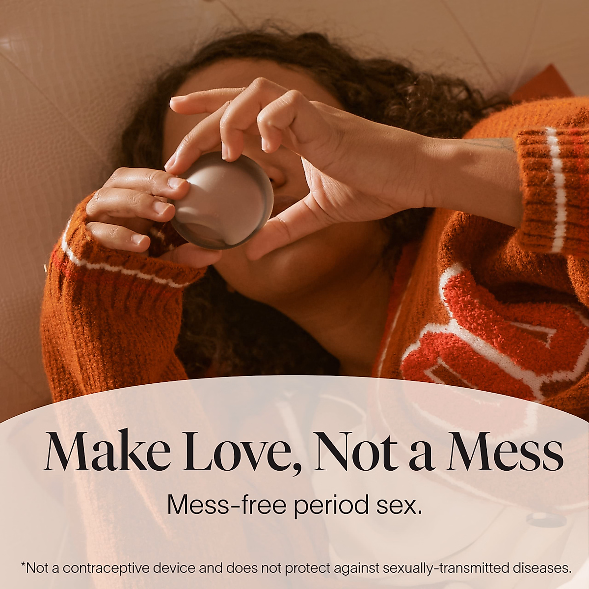 Cora Menstrual Disc | Reusable Period Disc | Wear Up to 12-Hours | Sustainable Alternative to Tampons/Pads | for Light/Heavy Flows | Leak Proof | Medical Grade Silicone | Eco-Friendly Feminine Hygiene