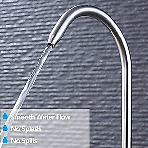 Water Filter Faucet, Fits Most Reverse Osmosis Water Filtration System, Kitchen Bar Sink Purifier Drinking Water Faucet, Stainless Steel，Lead-Free, Brushed, Single Handle