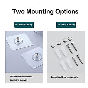 Generic Bathroom Towel Storage Rack Black Stainless Steels Towel Racks for Bathroom 28 Inch Towel Rack Wall Mounted Simple Small Organizers and Storage for Bathroom Bathroom Shelves for Wall