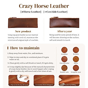 S-ZONE Genuine Leather Tote Bag for Women Work Shoulder Crossbody Purses Handbag with Outside Pockets