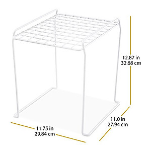 Whitmor Tall Stacking Shelf 12.88" White