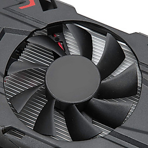 Computer Graphics Cards, 4GB Graphics Card, for AMD Graphics Card, GPU for Gaming PC, Low Noise and Quiet Work, HD6770 128Bit DDR5 650MHz