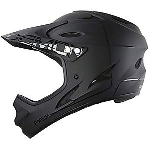 Demon United Podium Black/Black Full Face Mountain Bike Helmet- BMX Helmet- with Demon Viper MTB Goggles- 3 Goggle Color Options Available (White Goggle Frame, XLarge)