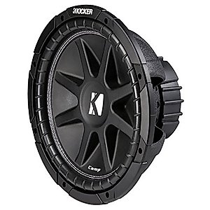 (1) Kicker C12 Subwoofer Single 12" Regular Cab Truck Sub Box Enclosure Bundle with HA-A400.1 Mono Amplifier