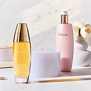 Estée Lauder Beautiful Eau de Parfum Spray with Notes of Rose, Lily, Tuberose & Orange Flower | Women's Perfume, 3.4 Fl Oz