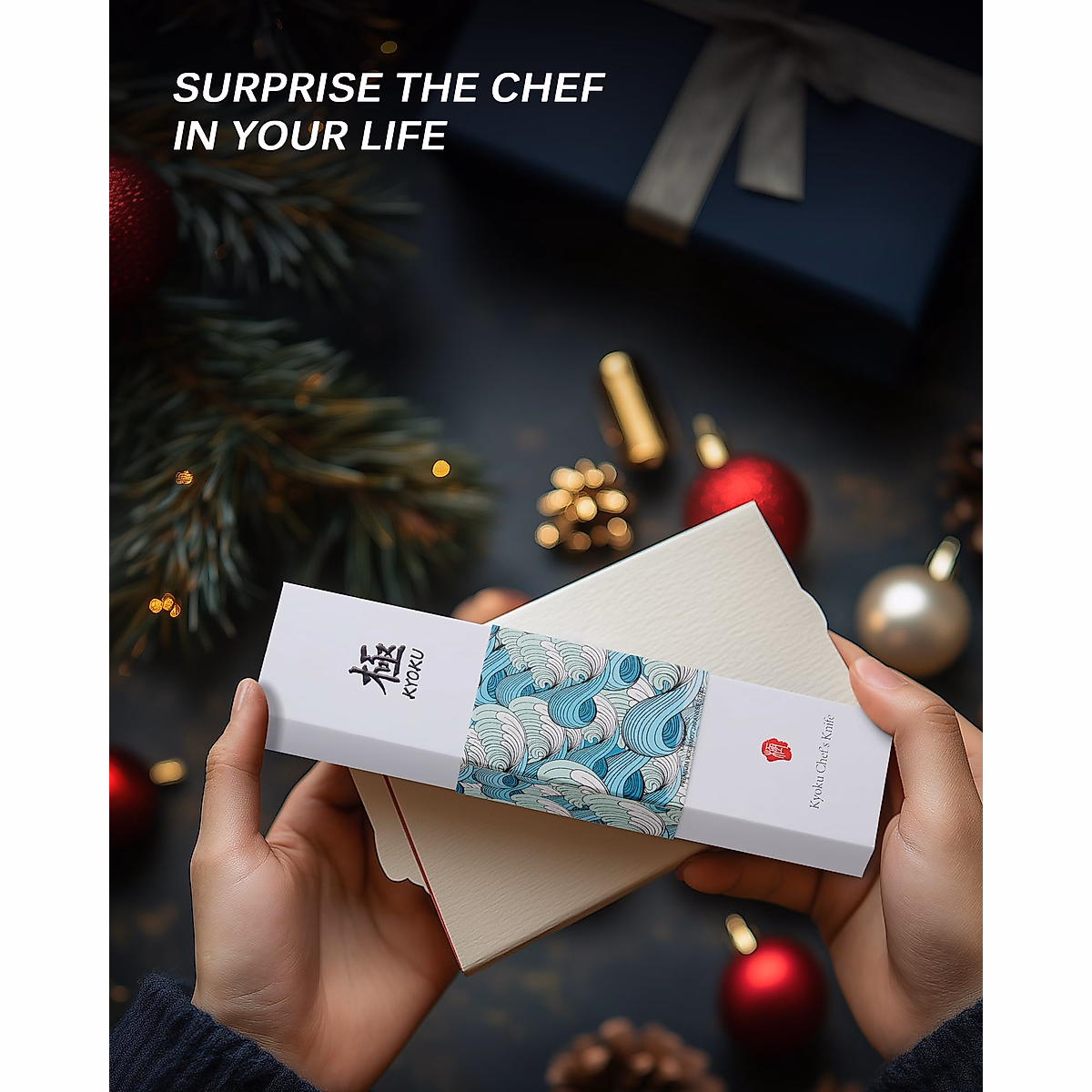 KYOKU 4.5" Utility Knife, Japanese Kage Series Tomato Knife with Rosewood Handle, Sharp 3 Layer High Carbon Steel Kitchen Knife with Gift Box for Meat Vegetable Fruit Cutting Slicing Chopping