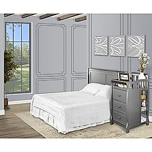 Dream On Me 5-in-1 Brody Full Panel Convertible Crib with Changer