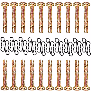 Dokili 20 pcs Shear Pins + 20 pcs Cotters Pins for 738-04124A Cub Cadet MTD Troy Bilt 714-04040 738-04124 Snowblowers Replacement