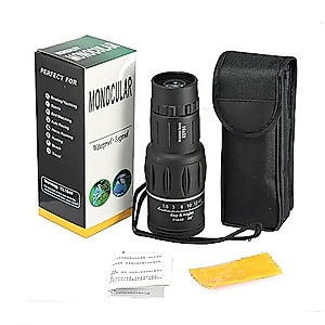 16x52 Monocular Telescope with BAK4 Prisms&FMC Lens, Waterproof Compact HD Monoculars with Smart Phone Adapter Tripod, for Adults Bird Watching Traveling Camping