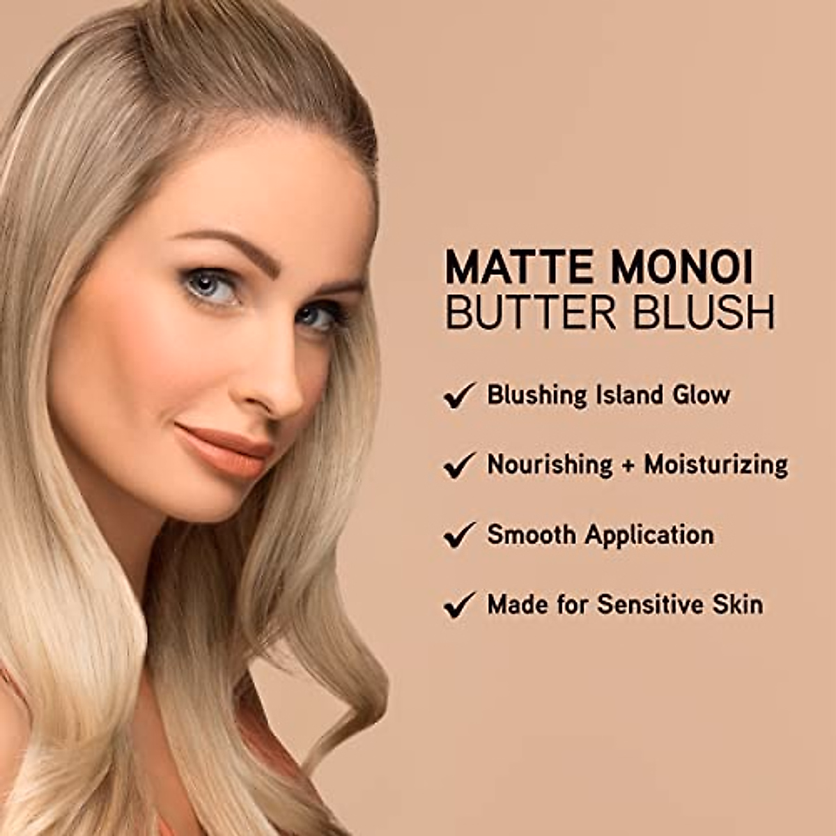 Physicians Formula Matte Monoi Butter Blush Makeup Powder, Mauvy Mattes, Dermatologist Tested