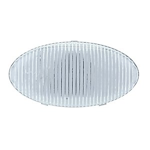 Optronics APL5CBP RV Clear Oval Porch/Utility Light Replacement Lens