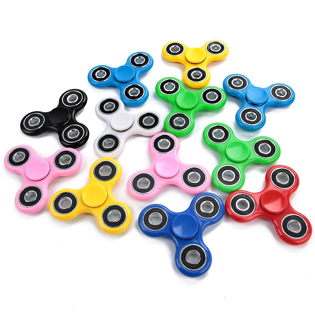 SCIONE Fidget Spinners, 25 Pack Birthday Party Gifts for Adults and Kids, Prize for Classroom, Valentine Party Favors for Kids, Stress Anxiety ADHD Relief Fidgets Toy, Finger Hand Spinner Toys