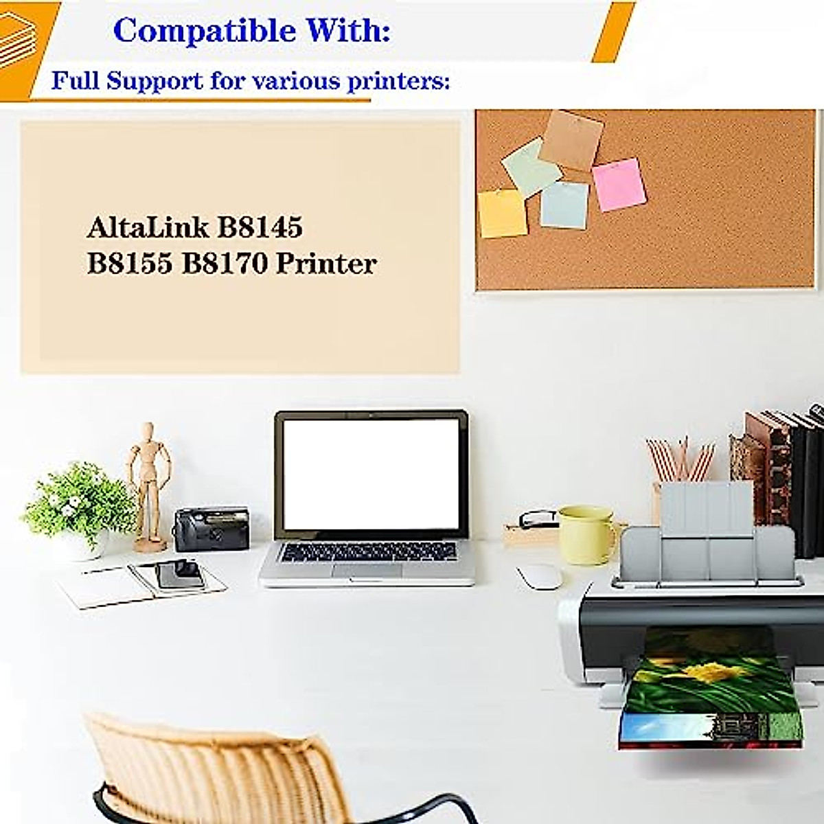 LISTWA Compatible Toner Cartridge Replacement for Xerox AltaLink B8145 Toner High Yield for AltaLink B8145 B8155 B8170 Printer 1 Black