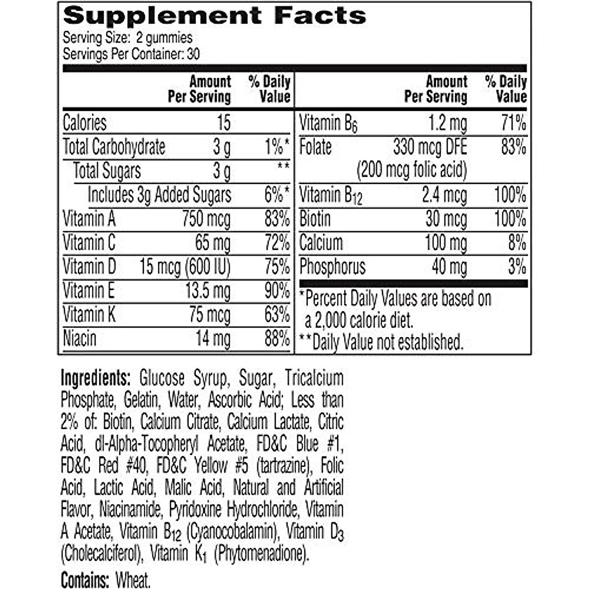 One A Day Teen for Her Multivitamin Gummies, Gummy Multivitamins with Vitamin A, C, D, E and Zinc for Immune Health Support, Physical Energy & more, 60 Count