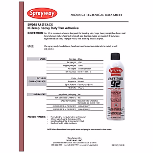 Spray Adhesive, Hi-Temp, Heavy Duty, 13 oz