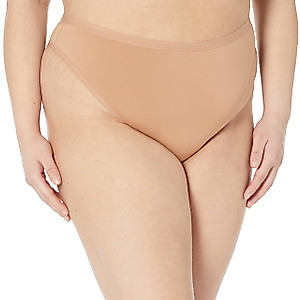 Amazon Essentials Women's Thong Underwear (Available in Plus Size), Pack of 6, Black/Washed Bronze, X-Small