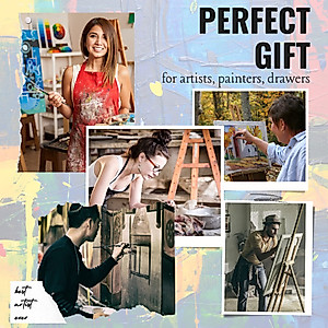 Onebttl Artist Gifts for Men Women, Art Teacher, Painter, 20oz Stainless Steel Tumbler with Lid and Straw for Art Lovers for Christmas, Birthday - Always Be