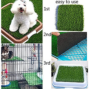 Hamiledyi Chicken Nesting Pads, Artificial Grass Rug Carpet Synthetic Turf Mats Nest Bedding for Chicken Coop Pet Garden Lawn 12"x12" (4PCS)