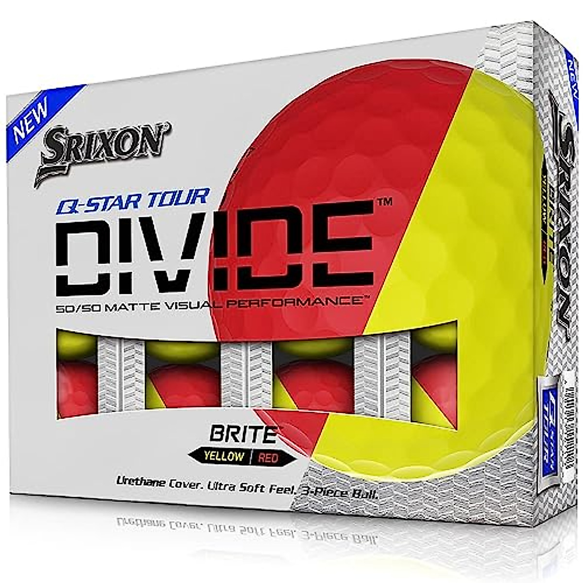 Srixon Golf Q-Star Tour Divide Yellow/Red