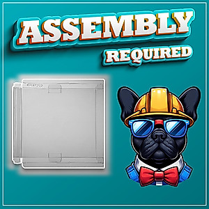 MALKO Video Game Protector Compatible with: Original Game Boy | Color & Gameboy Advance Game Box | Clear Plastic Sleeve | 10 PACK