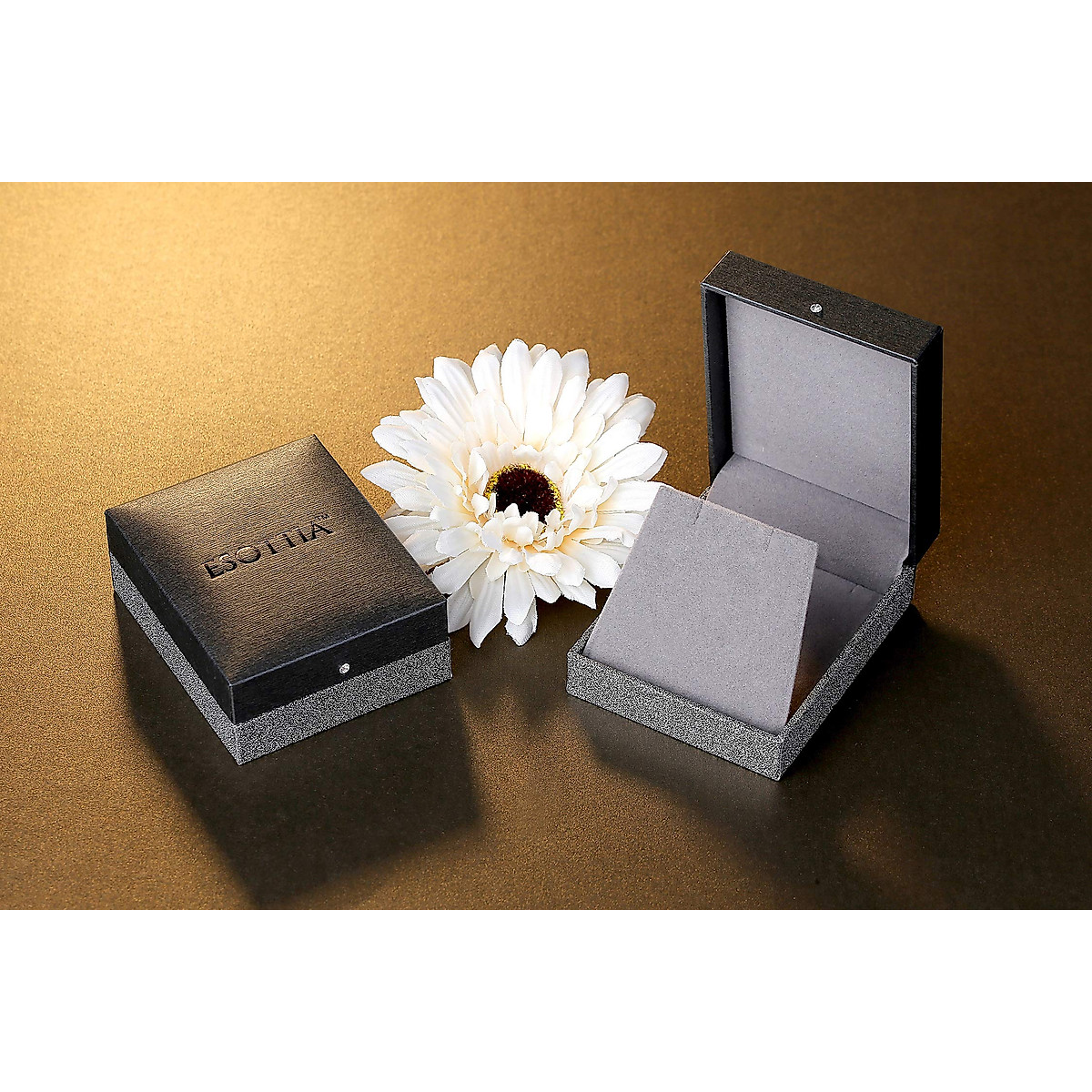 Esottia Drop Earrings Made with Crystal Pearls from Swarovski, Gifts for Women, Iridescent Dark Blue, Silver-Tone