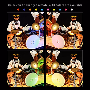 VONADO LED Light Kit Compatible with Lego Jazz Quartet 21334, DIY Lighting Compatible with Jazz Lego Ideas Building Set (NO Lego Model,ONLY Lights)