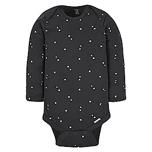 Gerber Baby Boys 3-Pack Long Sleeve Onesies Bodysuit Fox 0-3 Months