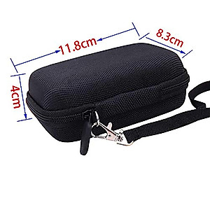 WAIYUCN Hard EVA Carrying Case for Miyoo Mini Plus,3.5 inch Retro Handheld Game Console Case. (Black)