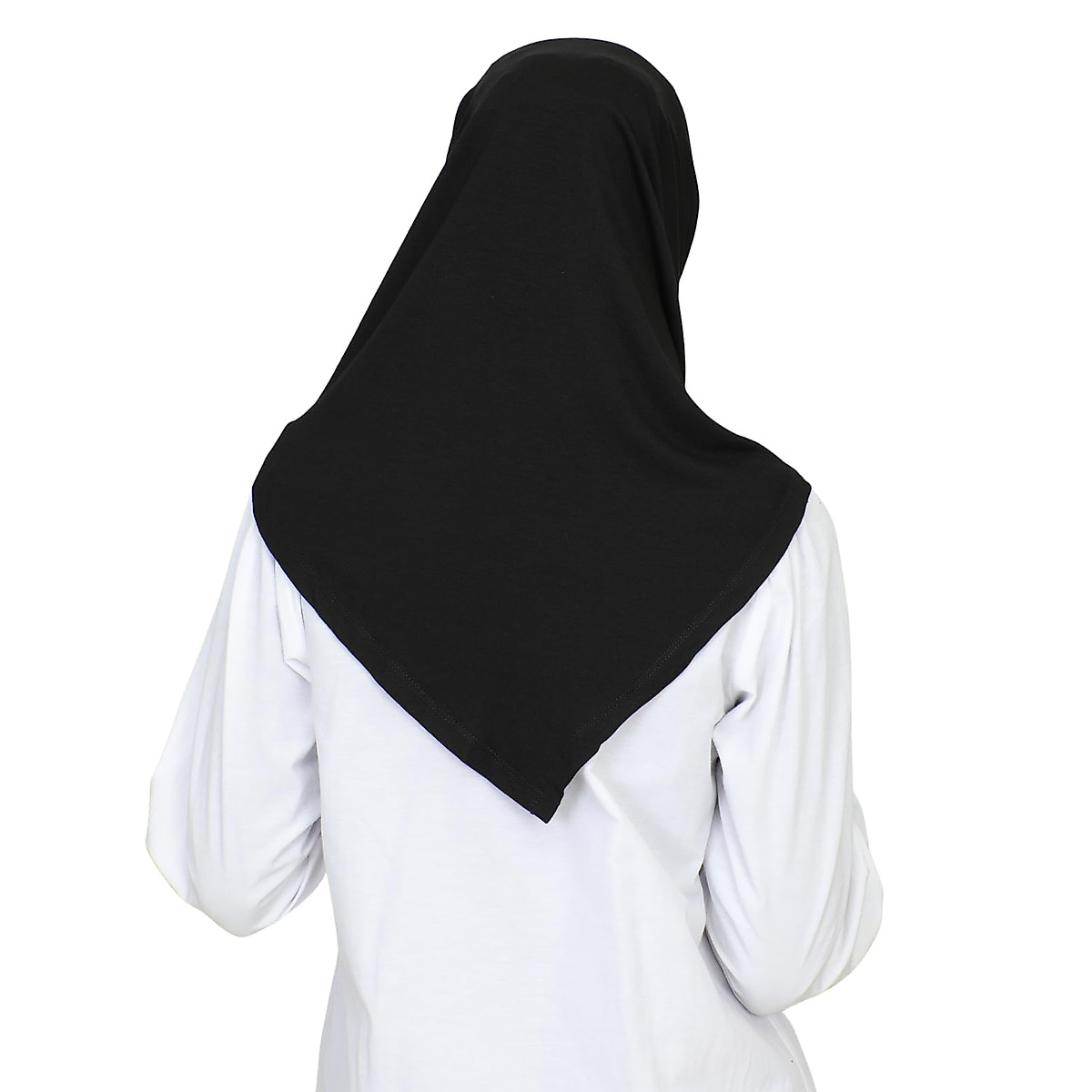 Prien Chic Ready To Wear Hijab For Women, Muslim Long Turban Undercap Set, Instant Scarf, Prayer Clothes For Girls, Abaya (Black)