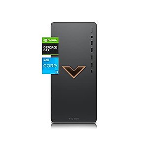 HP Victus 15L Gaming Desktop, NVIDIA GeForce RTX 1660 SUPER Graphics, Intel Core i3-12100F 8GB RAM 256GB SSD Windows 11 Home (TG02-0032, 2022)(Renewed)
