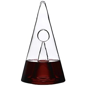 Product Waze Wine Decanter - 750ml Pyramid-Shaped - Wine/Whiskey Decanter - Hand Blown Lead-Free Crystal Glass Decanter - Red Wine Carafe - Wine Gift - Wine Accessories