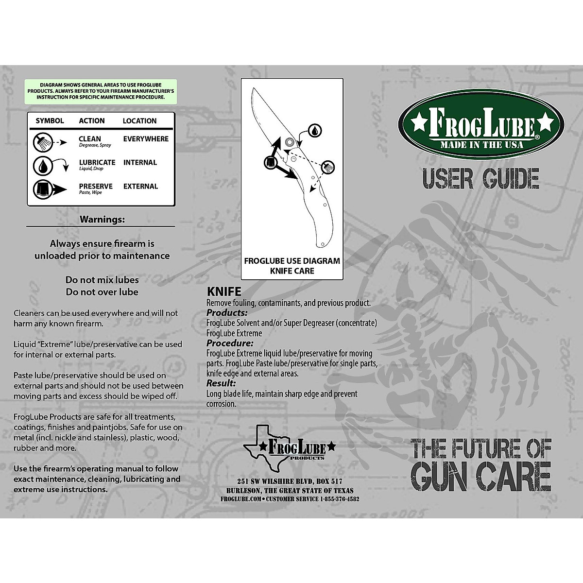FrogLube Clamshell Pack System Kit (1 oz Solvent/1.5 oz Extreme Liquid), Green, One Size, Model: 15207