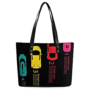 Womens Handbag Car Leather Tote Bag Top Handle Satchel Bags For Lady